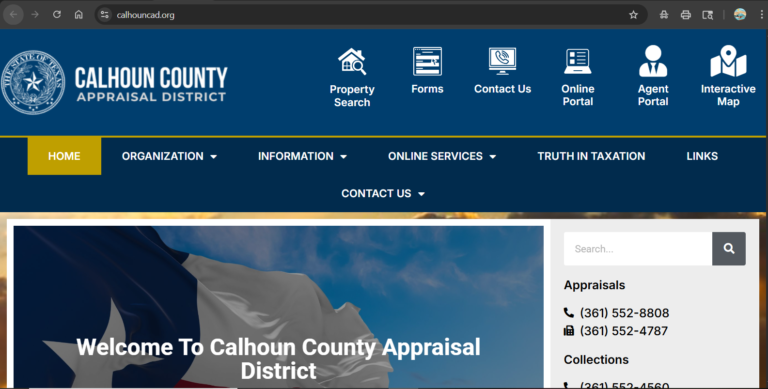 Calhoun County CAD – Property Search & GIS Map | Texas