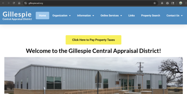 Gillespie County CAD – Property Search