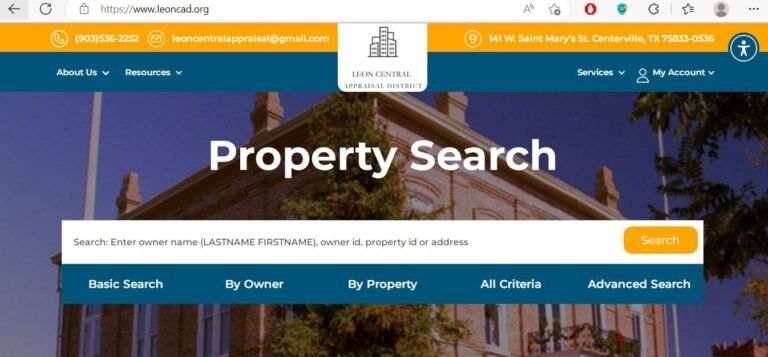 Leon County CAD Property Search & Appraisal Records 2026